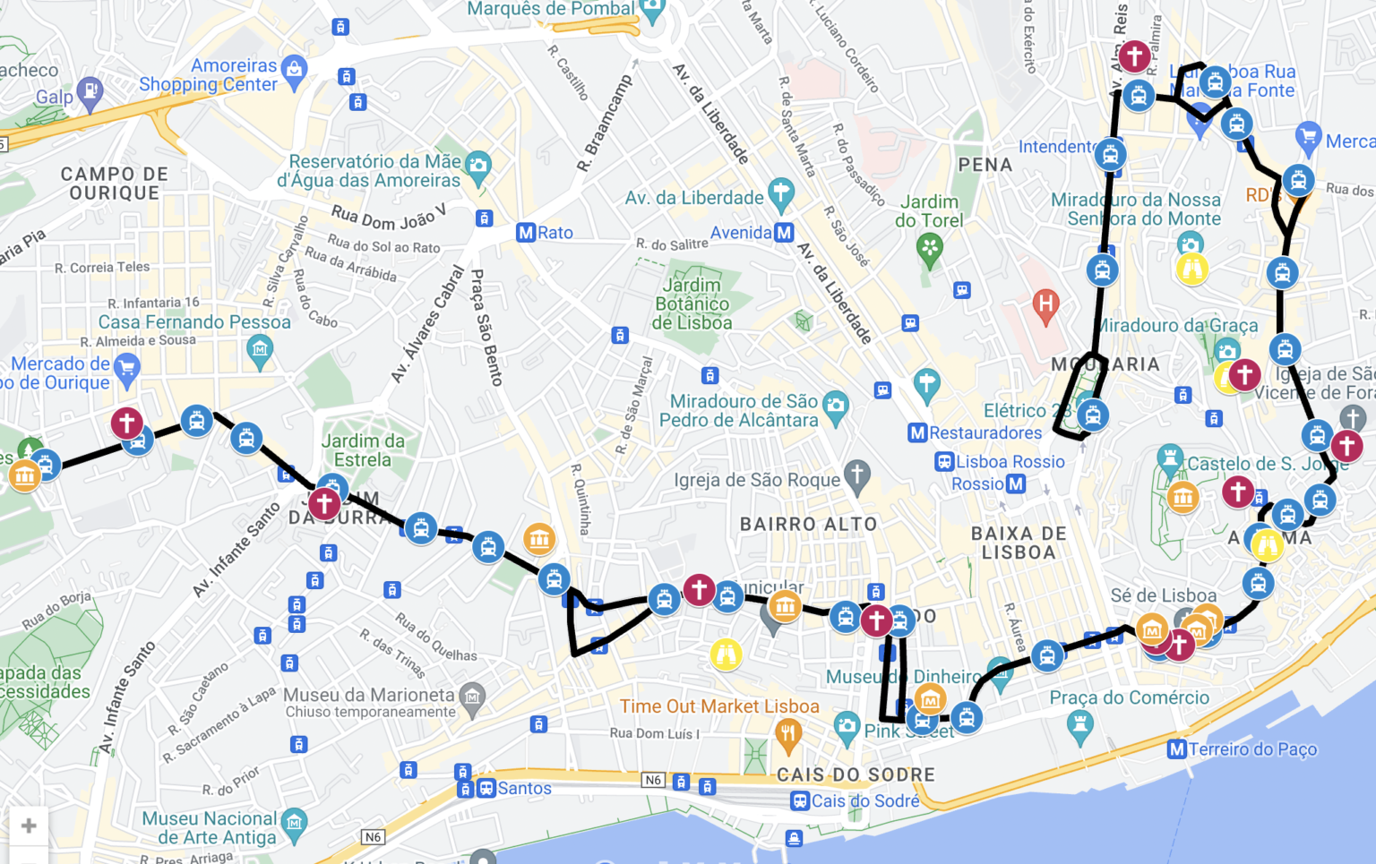 Tram 28 di Lisbona: tutte le fermate, itinerario e consigli per il tuo ...