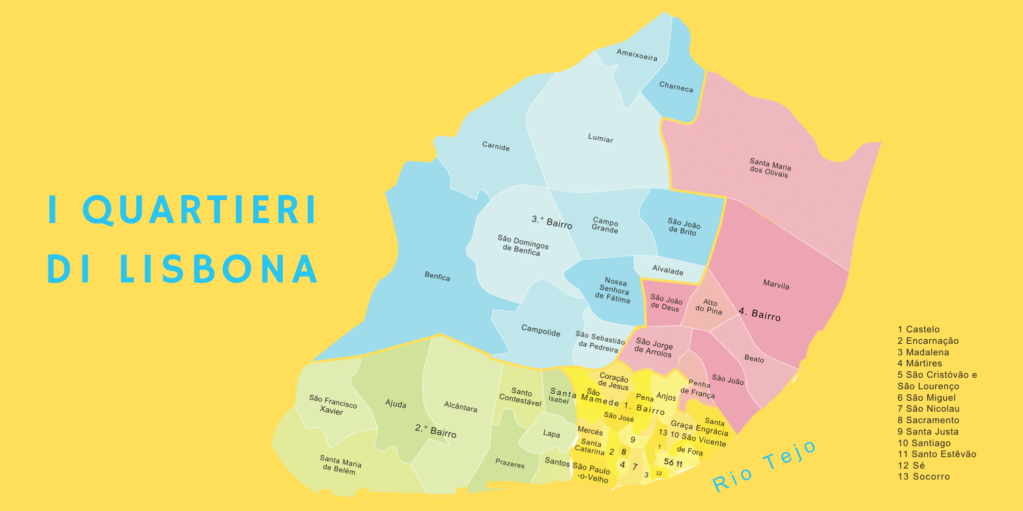 I quartieri di Lisbona - Lisbona Magazine